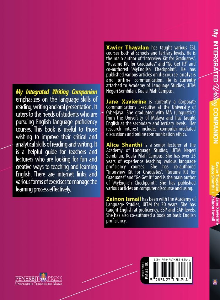 My Integrated Writing Companion – ABA Bookstore